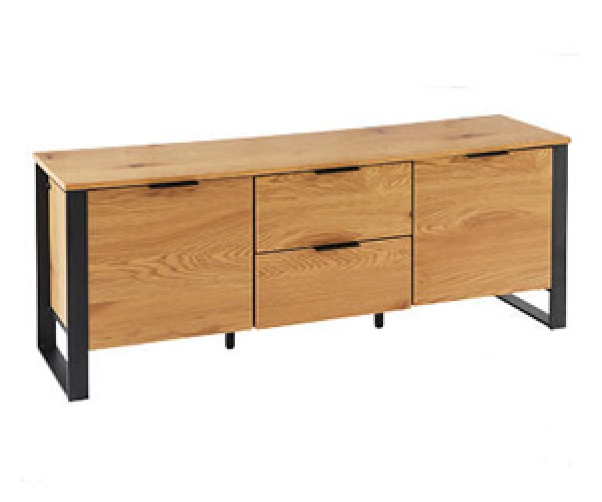 SOHL Industrial Wooden Entertainment Unit @ ALDI - $99.99