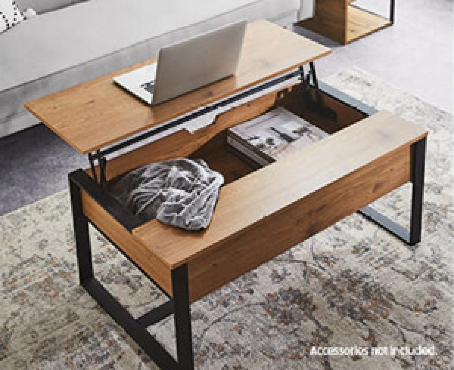 SOHL Wooden Lift-Up Coffee Table @ ALDI - $69.99