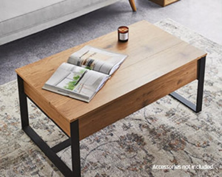 SOHL Wooden Lift-Up Coffee Table @ ALDI - $69.99