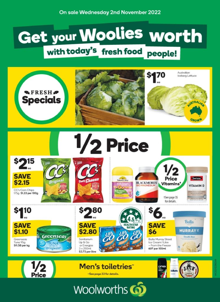 Woolworths Weekly Specials Catalogue - From 02/11/2022
